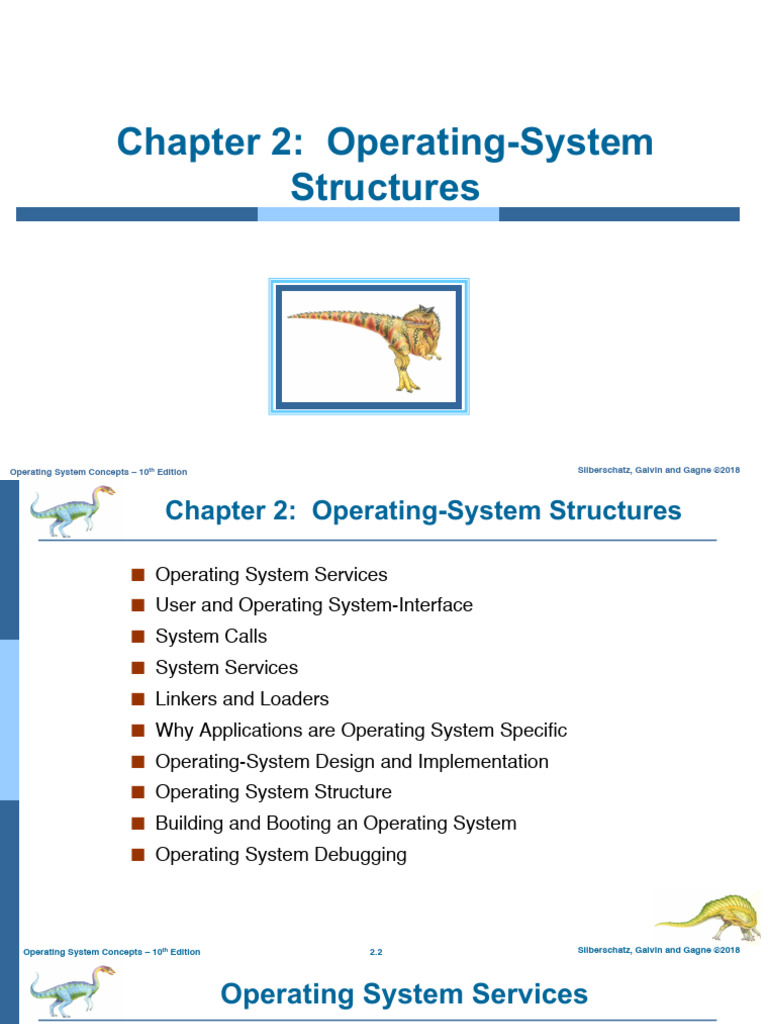 Ch2 - Operating-System Structures | PDF | Graphical User Interfaces | Kernel (Operating System)