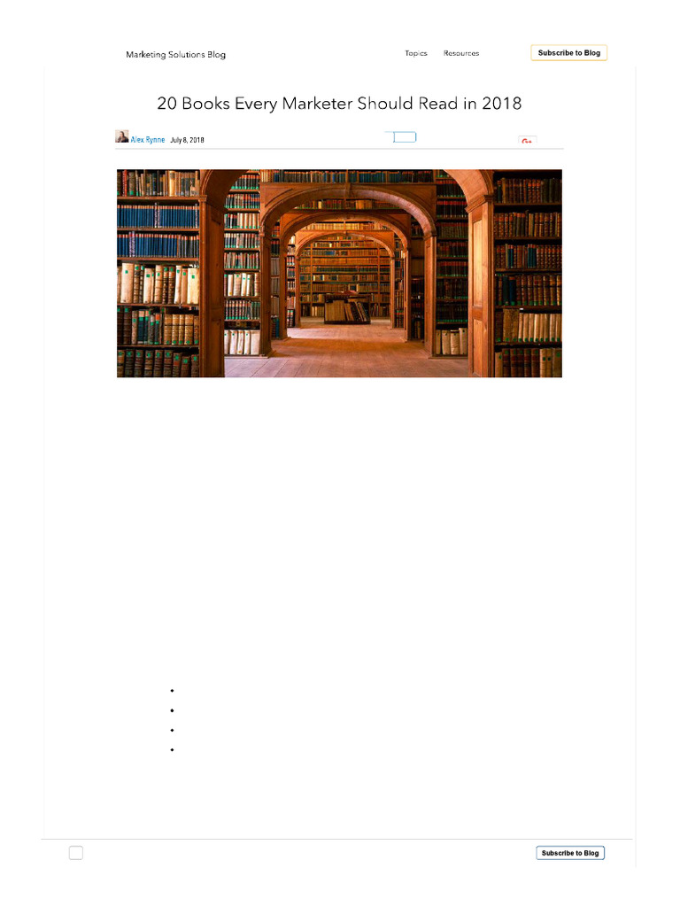 20 Books Every Marketer Should Read in 2018 - LinkedIn Marketing ...