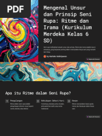 Seni Rupa Bab 2 (Menggambar Ritme) | PDF