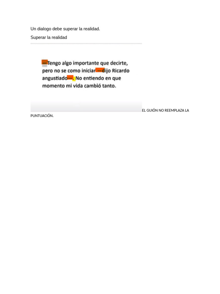 Un Dialogo Debe Superar La Realidad | PDF