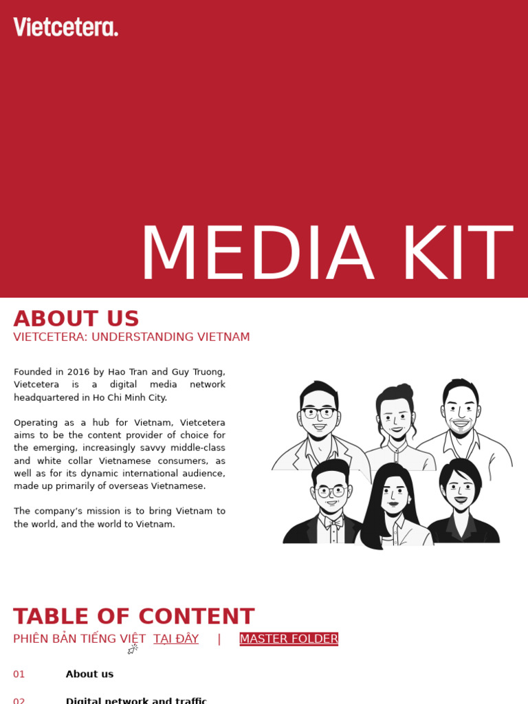 Vietcetera Media Kit Overview | PDF | Podcast | Spotify
