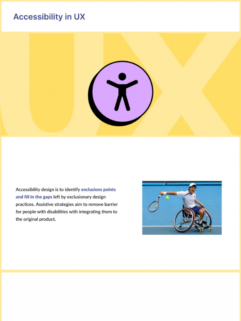 Accessibility UX | PDF