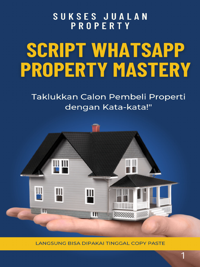 Ebook Script WhatsApp Property Jitu-1 | PDF