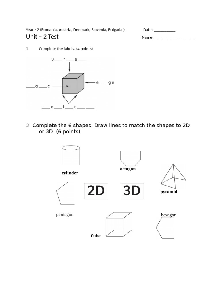 Unit 2 Unit Test | PDF