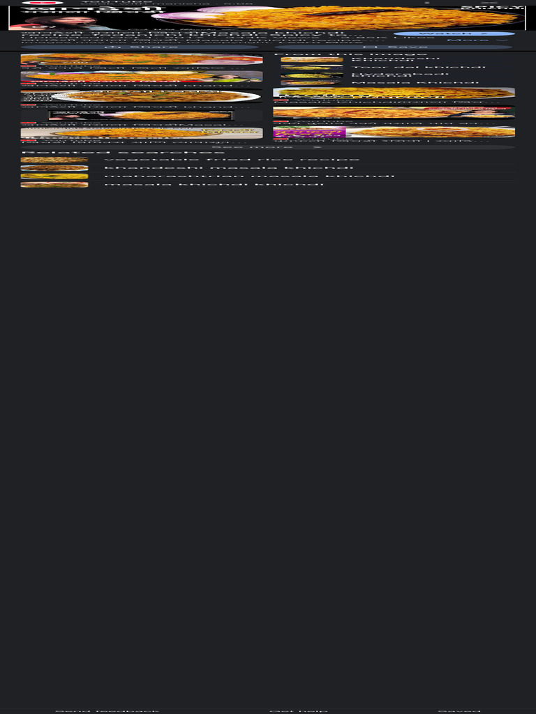 Masala Khichdi Recipe Khandeshi - Google Search | PDF