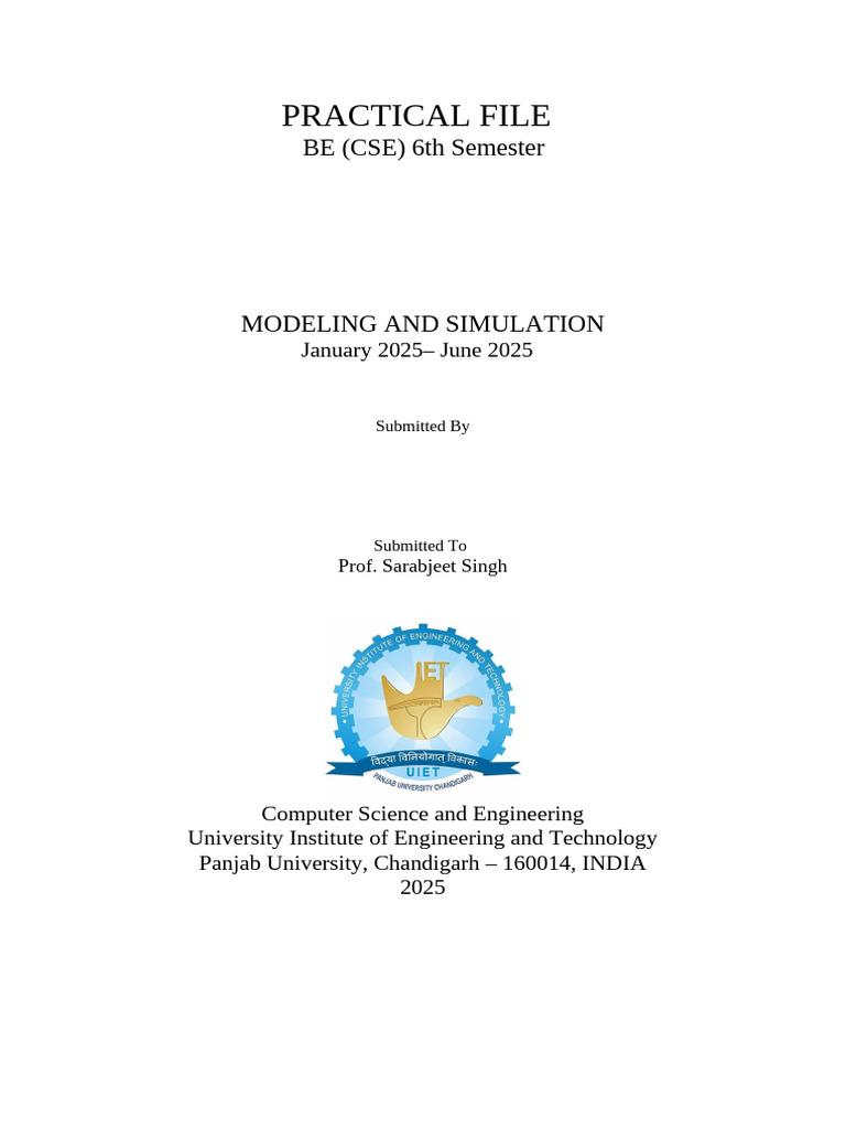 MATLAB Basics for Modeling & Simulation | PDF