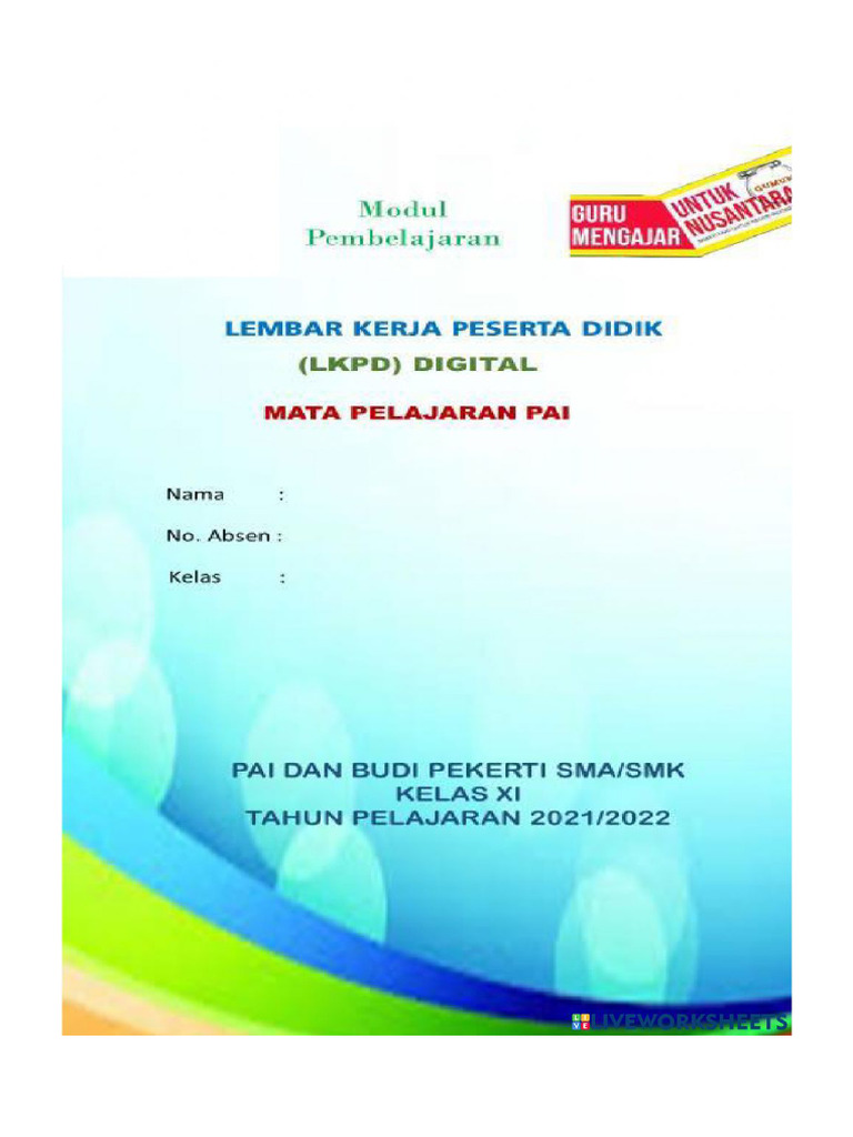 LKPD Khotbah Tabligh Dakwah | PDF