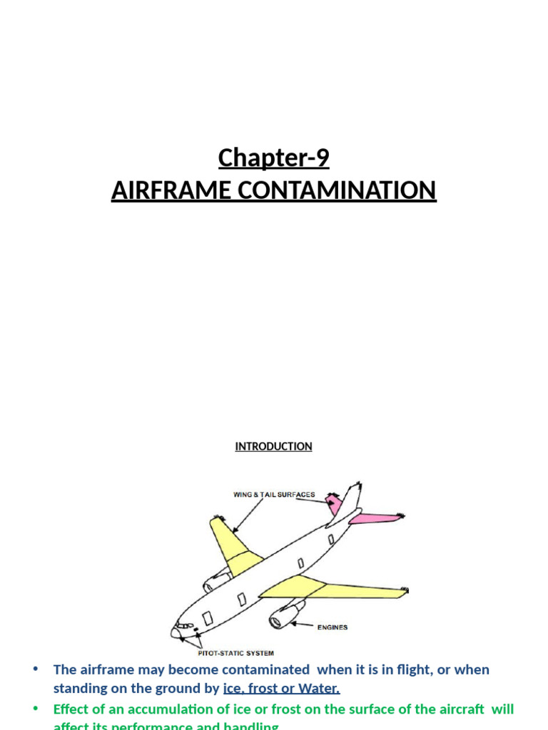 Effects of Airframe Contamination | PDF | Ice | Frost