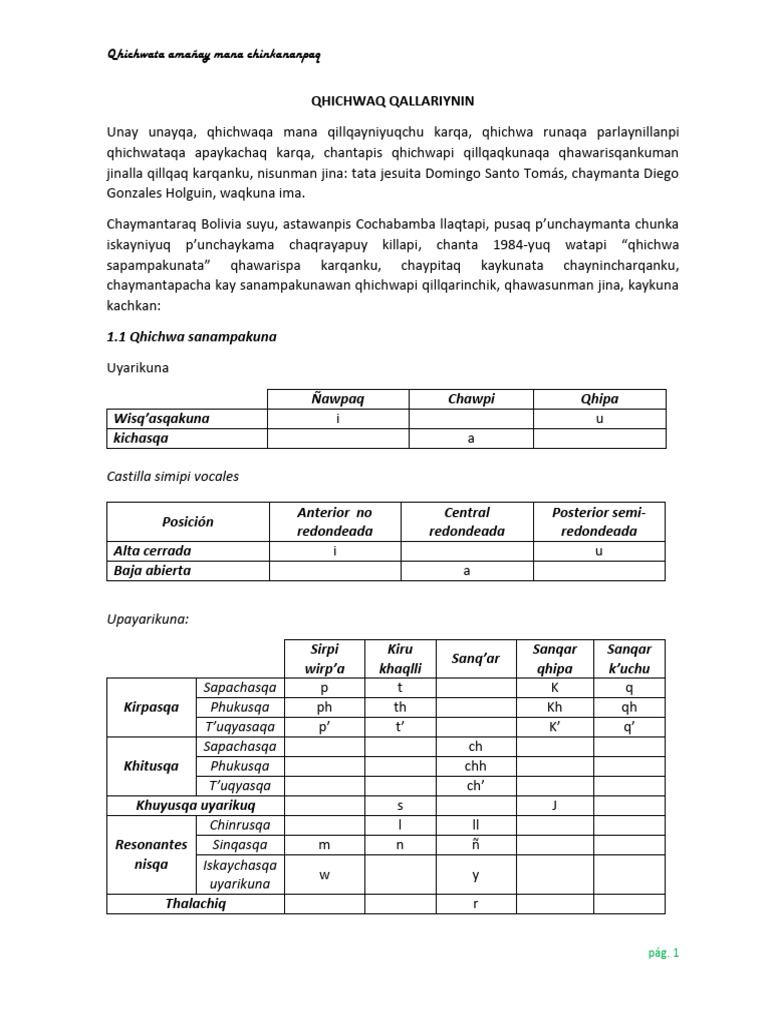 Texto de Lin 155 | PDF