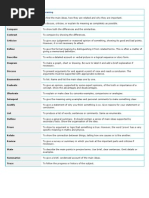 Rhetorically Accurate Verbs List | PDF | Truth | Communication