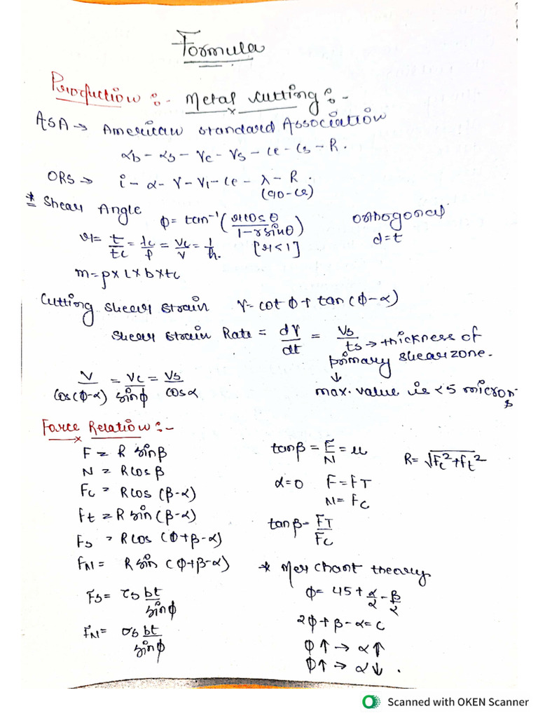 Production Formula | PDF