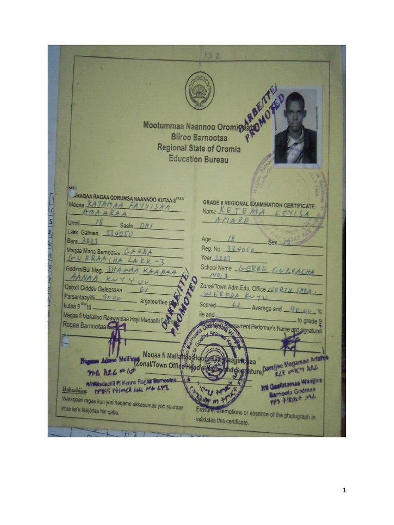 Ketema Documents | PDF