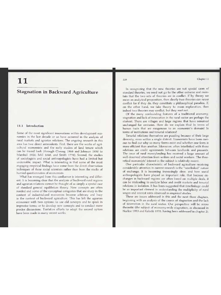 Stagnation & Tenurial | PDF