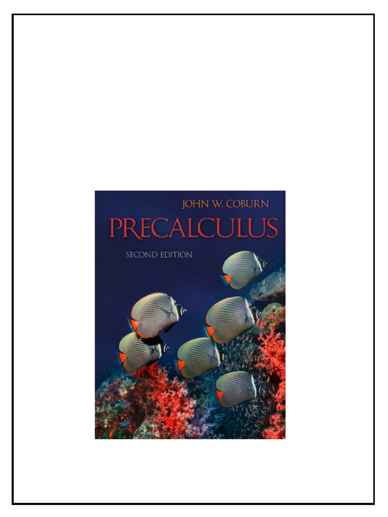 Precalculus 2nd Edition Coburn John W Download | PDF | Glory (Religion ...
