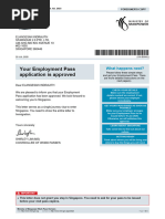 Employment Pass and S Pass Application Form | PDF | Identity Document ...