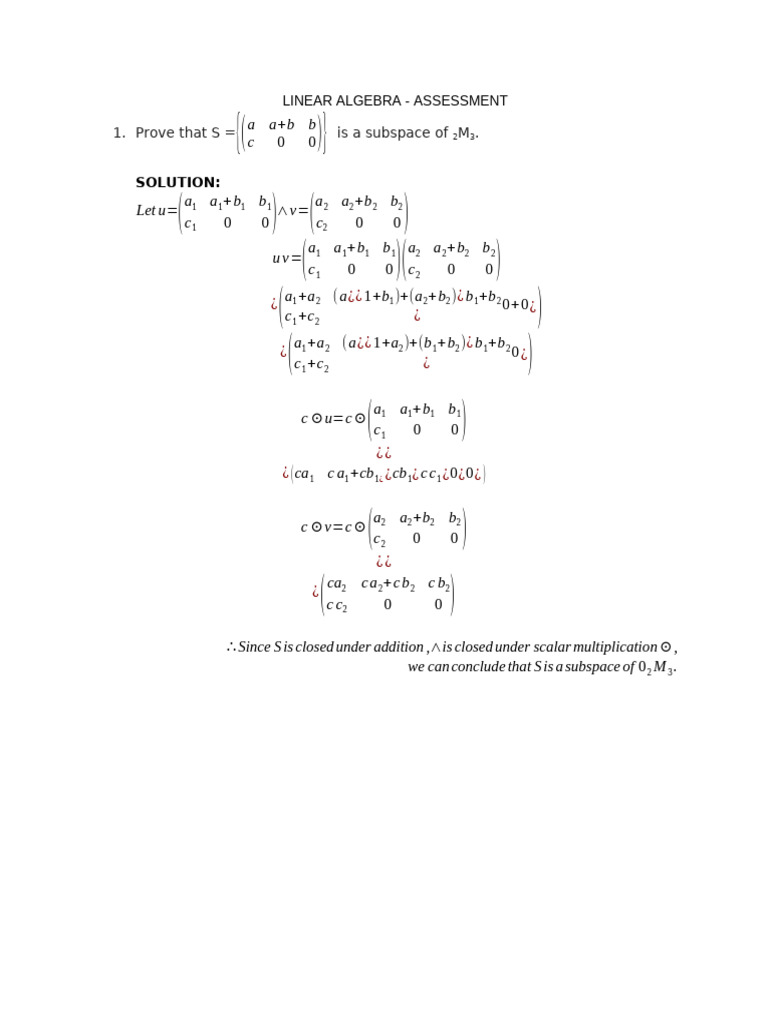 Linear Algebra Vii | PDF
