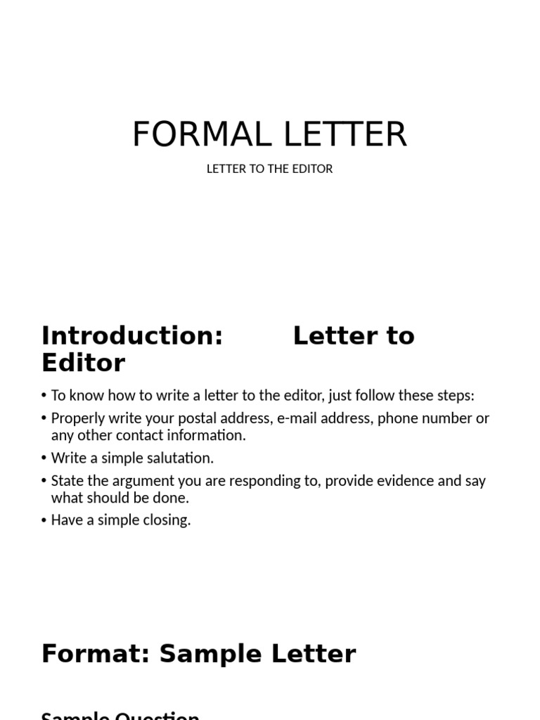 Writing Effective Letters to the Editor | PDF