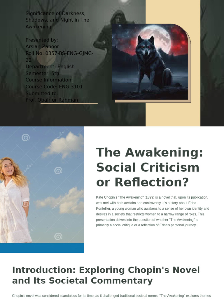 Darkness and Identity in The Awakening | PDF | The Awakening (Chopin ...
