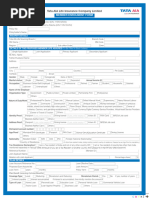 Arogya Sanjeevani Policy Reliance General-Proposal Form | PDF ...