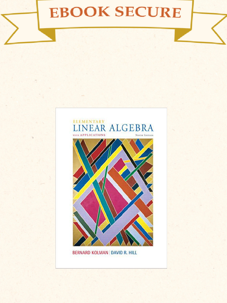 (Ebook PDF) Elementary Linear Algebra With Applications 9th Edition ...
