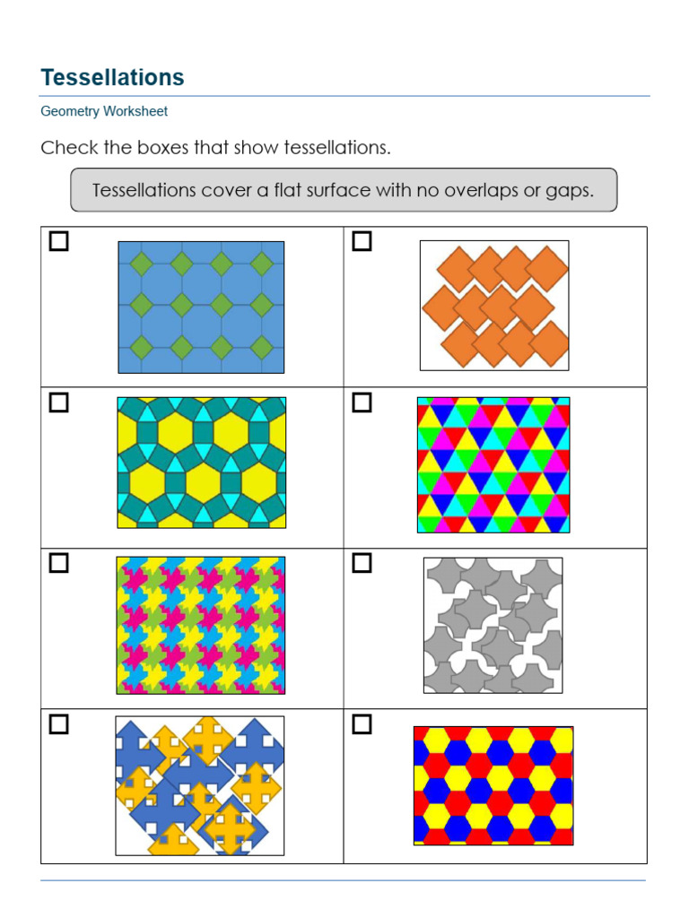 Day 02 - Math - Triangles, Tessellation, Reflection | PDF