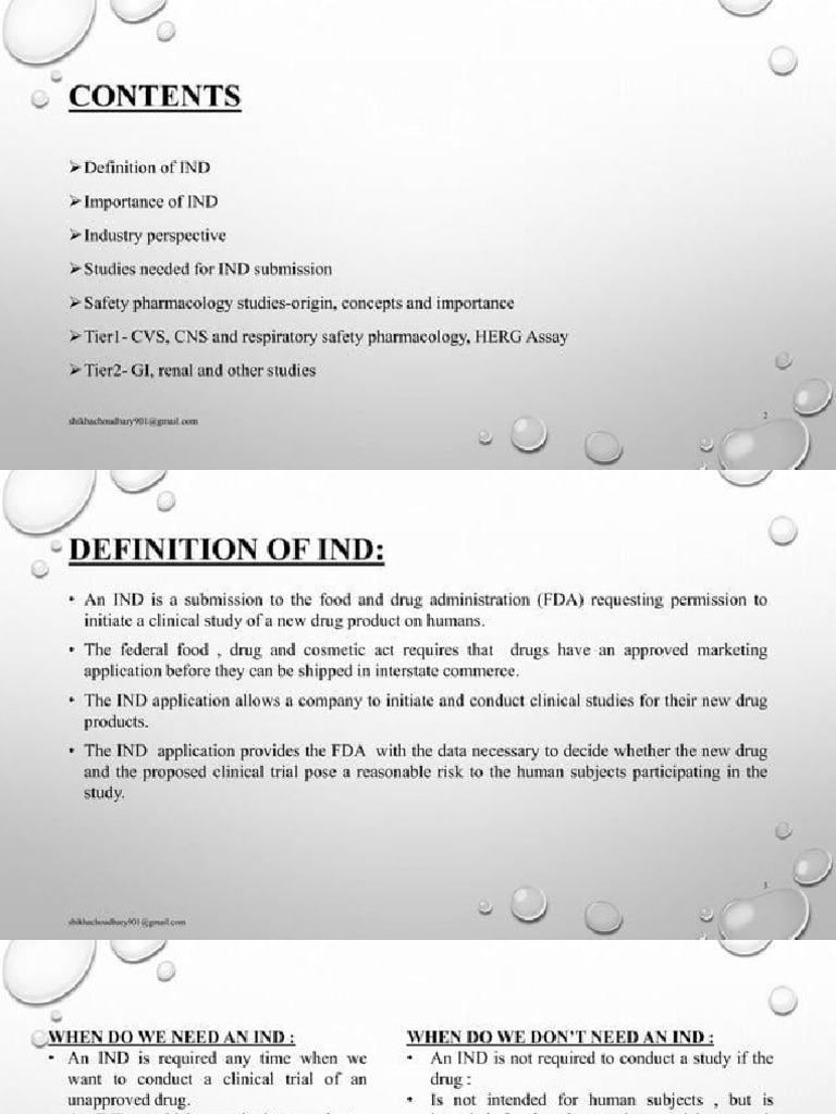 UNIT-4, IND Enabling Studies, 202T | PDF