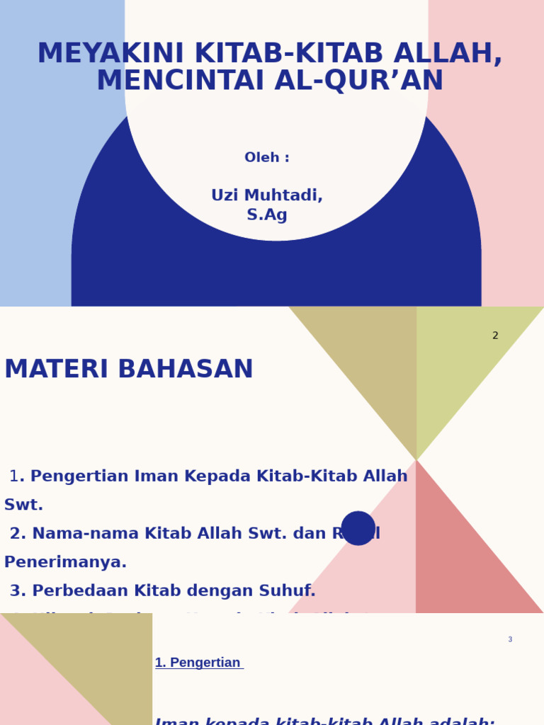 Iman kepada Kitab-Kitab Allah | PDF