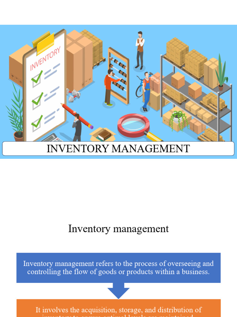 Inventory Management | PDF | Forecasting | Inventory