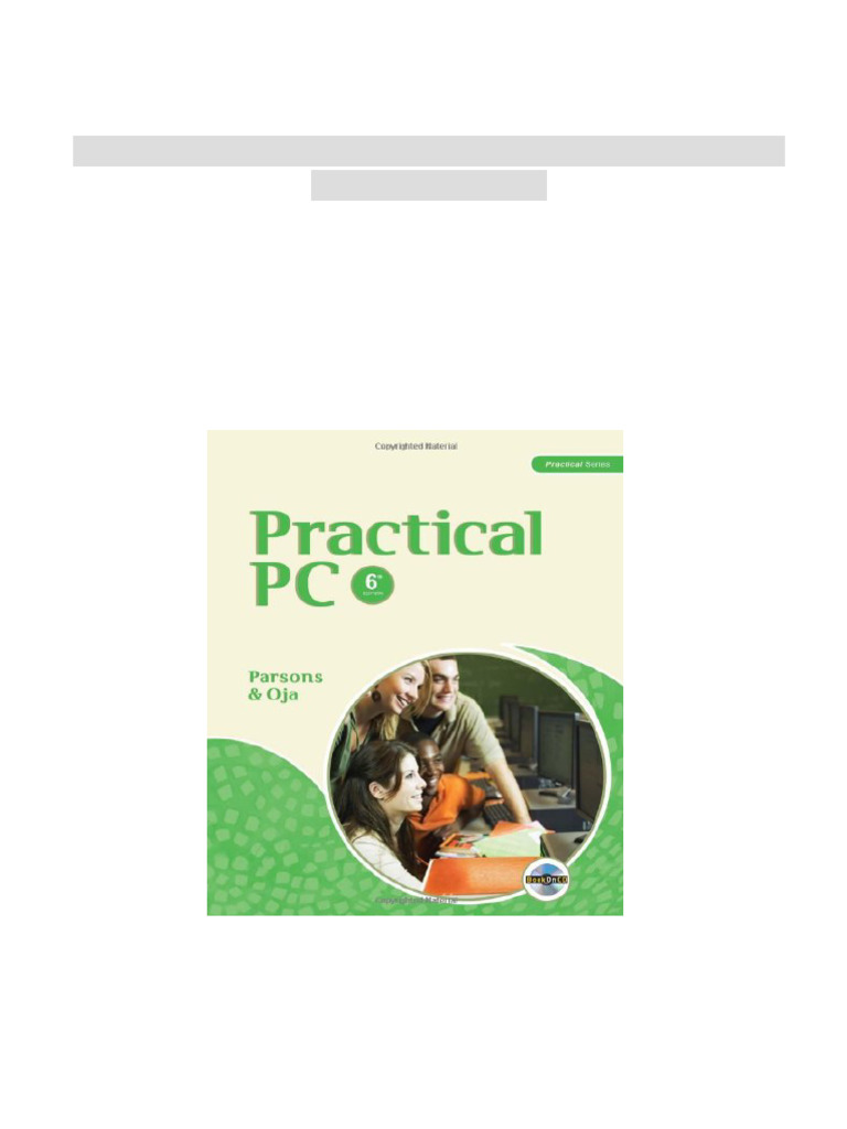Practical PC 6th Edition June Jamrich Parsons download | PDF | Computer File | World Wide Web