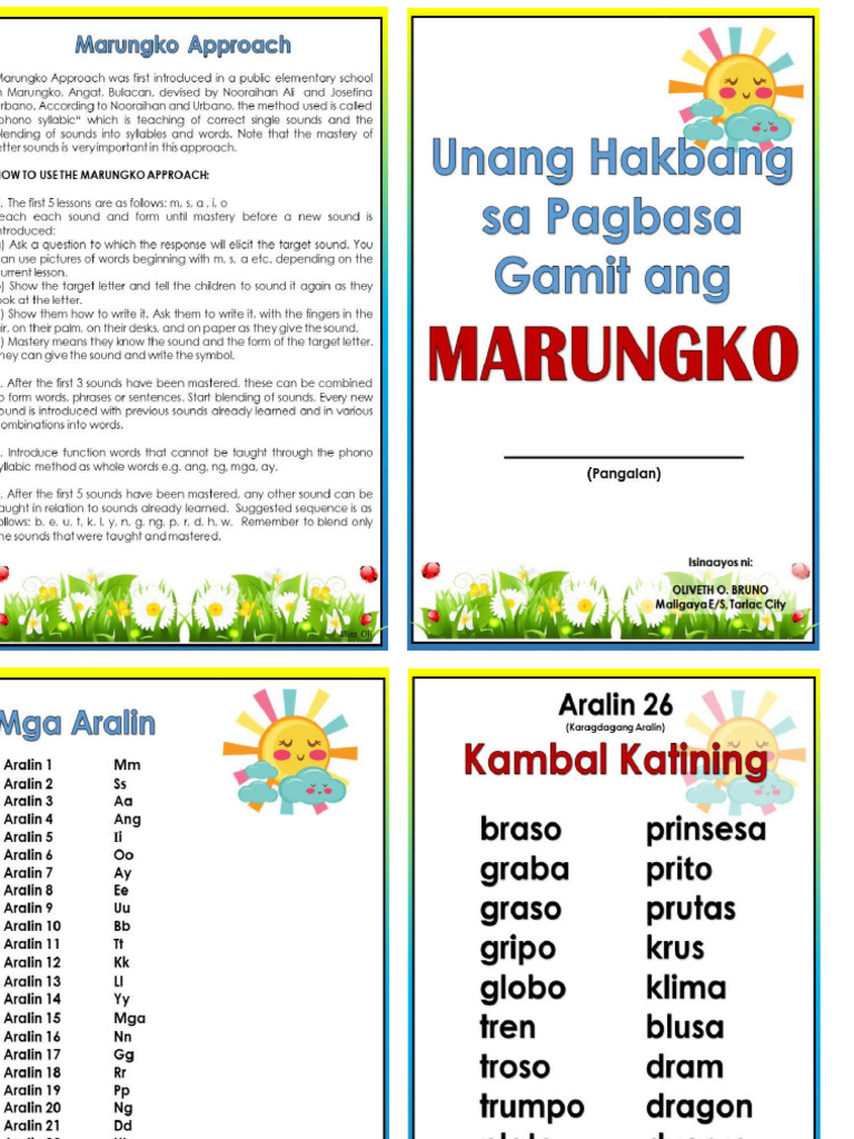 Marungko Book | PDF