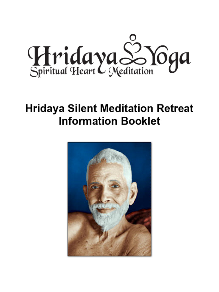 Hridaya Retreat Booklet | PDF | Ātman (Hinduism) | Meditation