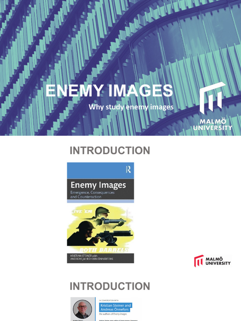 Lecture 1-2, Enemy Images | PDF | Behavioural Sciences | Psychological ...