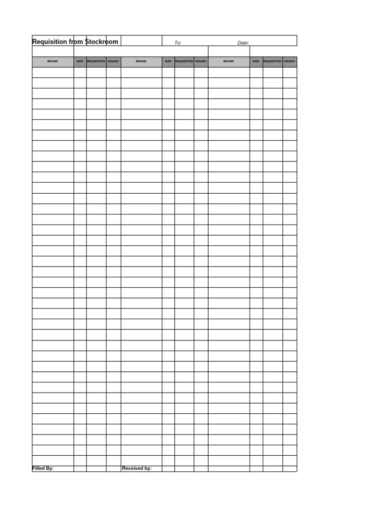 Stockroom Requisition for Spirits | PDF | Distilled Drinks | Alcoholic ...