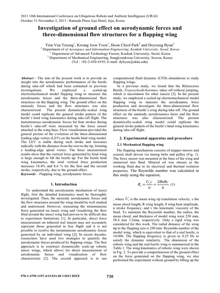 Investigation of Ground Effect On Aerodynamic Forces and | PDF | Force ...