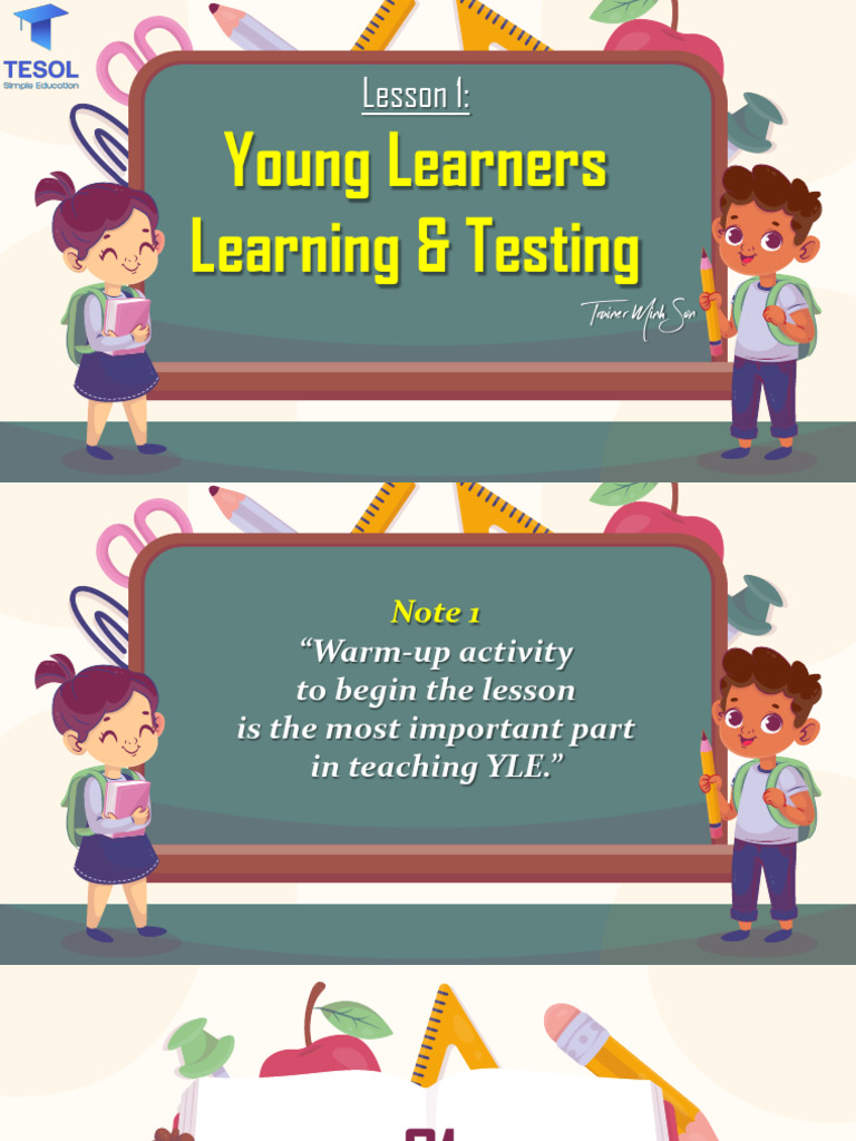Young Learners: Teaching & Testing Strategies | PDF | Learning | Teachers