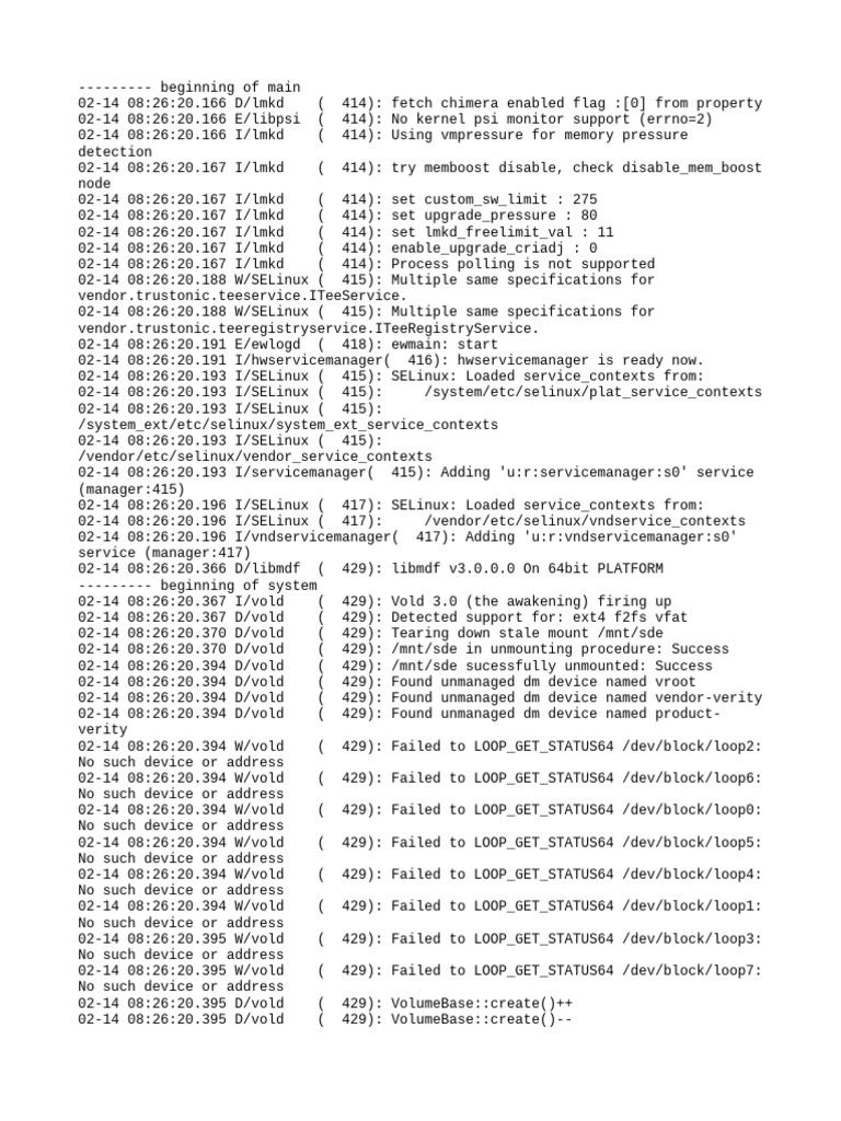 Logcat CSC Update Log | PDF | Computer Architecture | Software