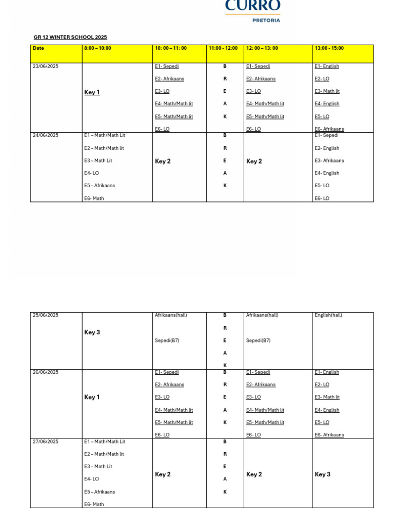GR 12 Winter School | PDF