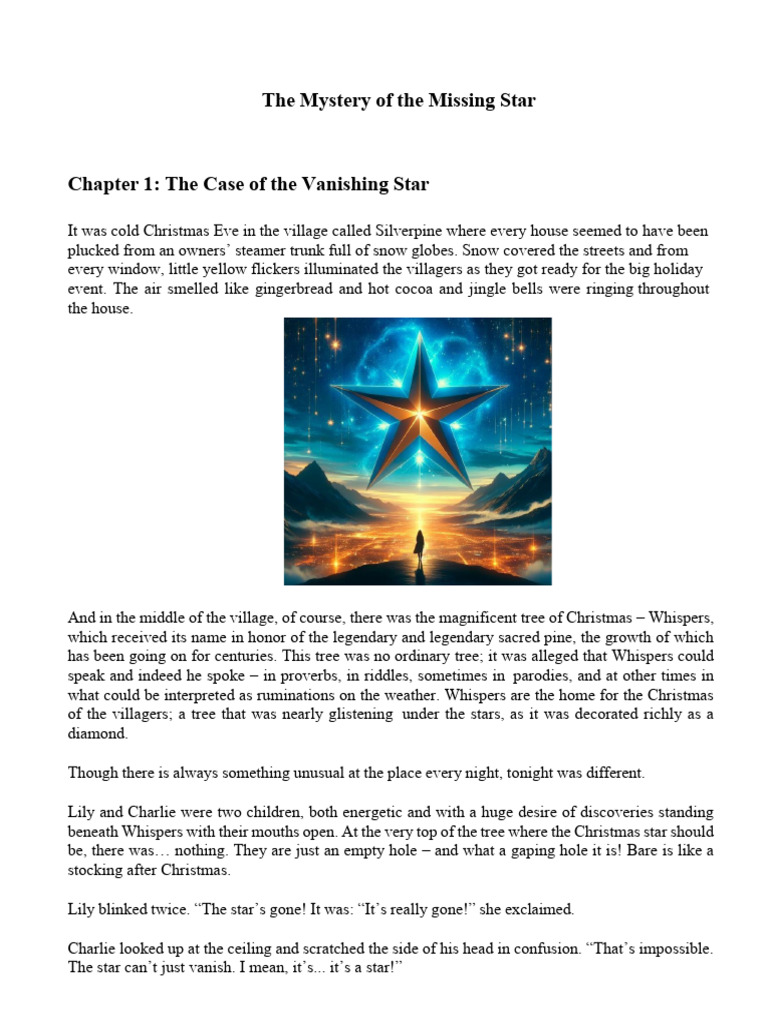 The Mystery of The Missing Star | PDF | Christmas