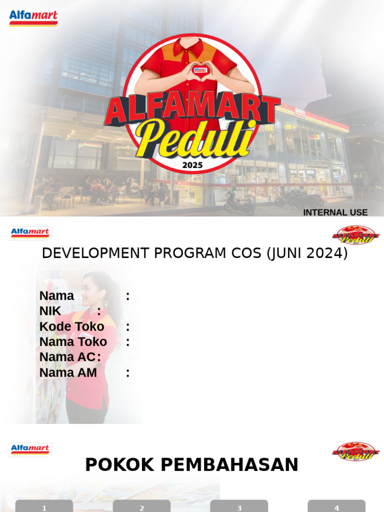 Template PPT DP COS ALfamart Peduli 2025 | PDF