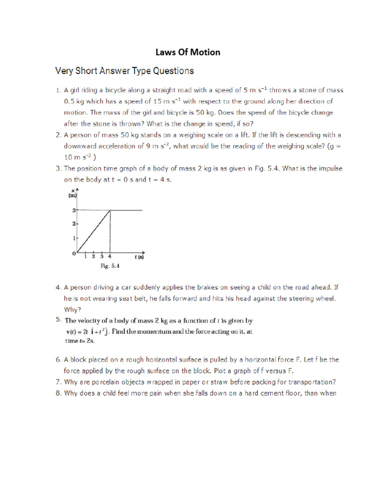 Laws of Motion | PDF