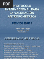 Planilla Antropométrica ISAK 1 | PDF