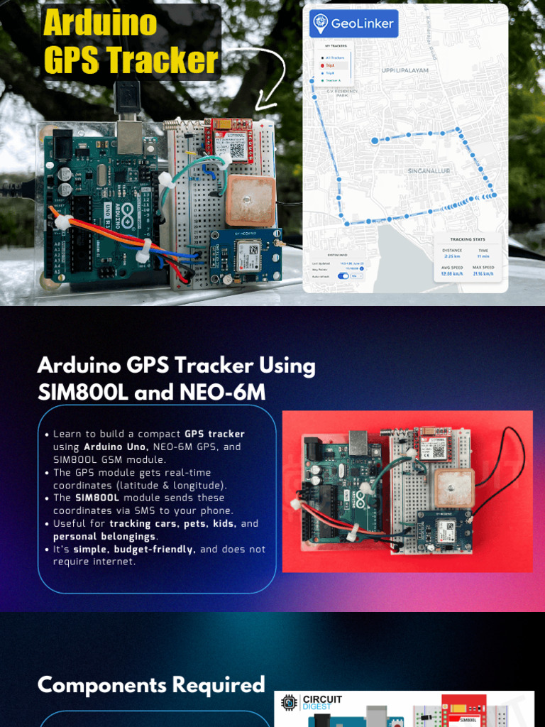 Arduino GPS Tracker Using SIM800L and NEO6M | PDF