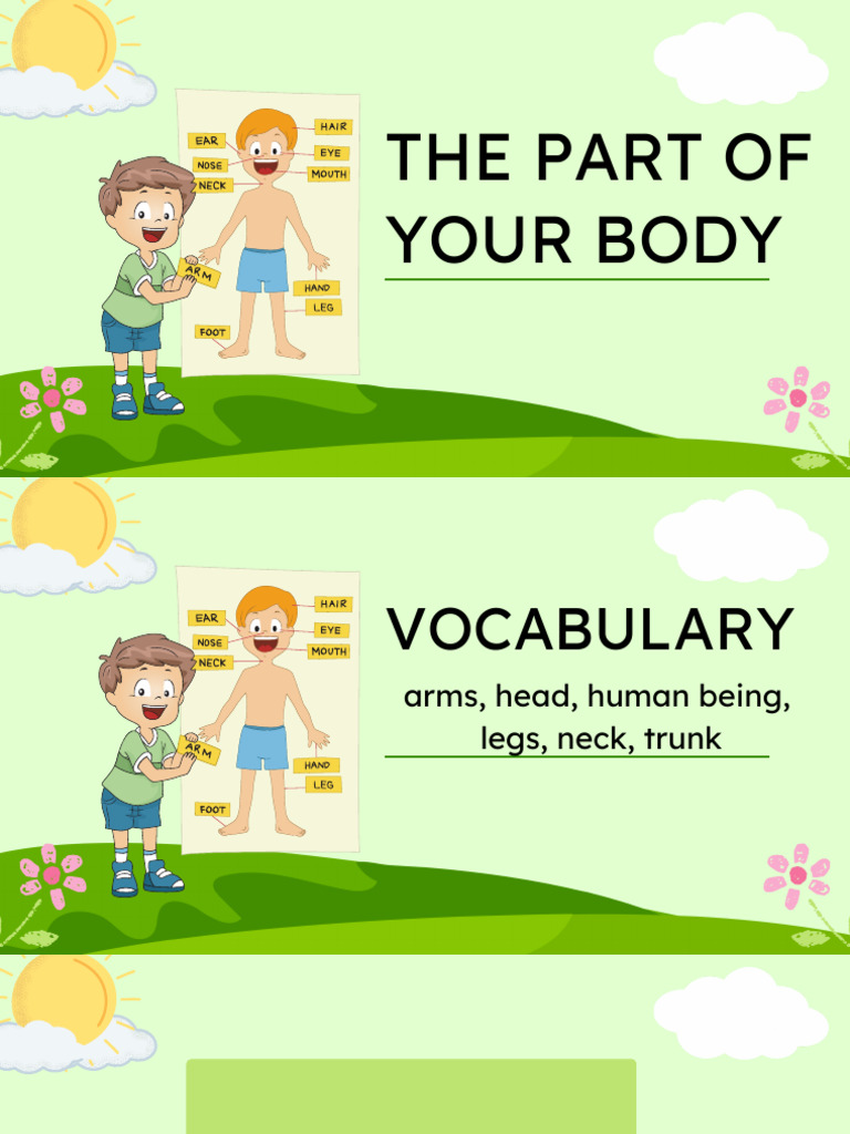 The Parts of Your Body-Science-Unit 1 | PDF