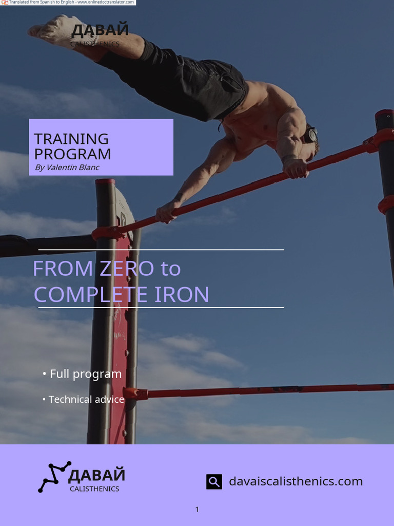 Complete Iron: From Zero To | PDF