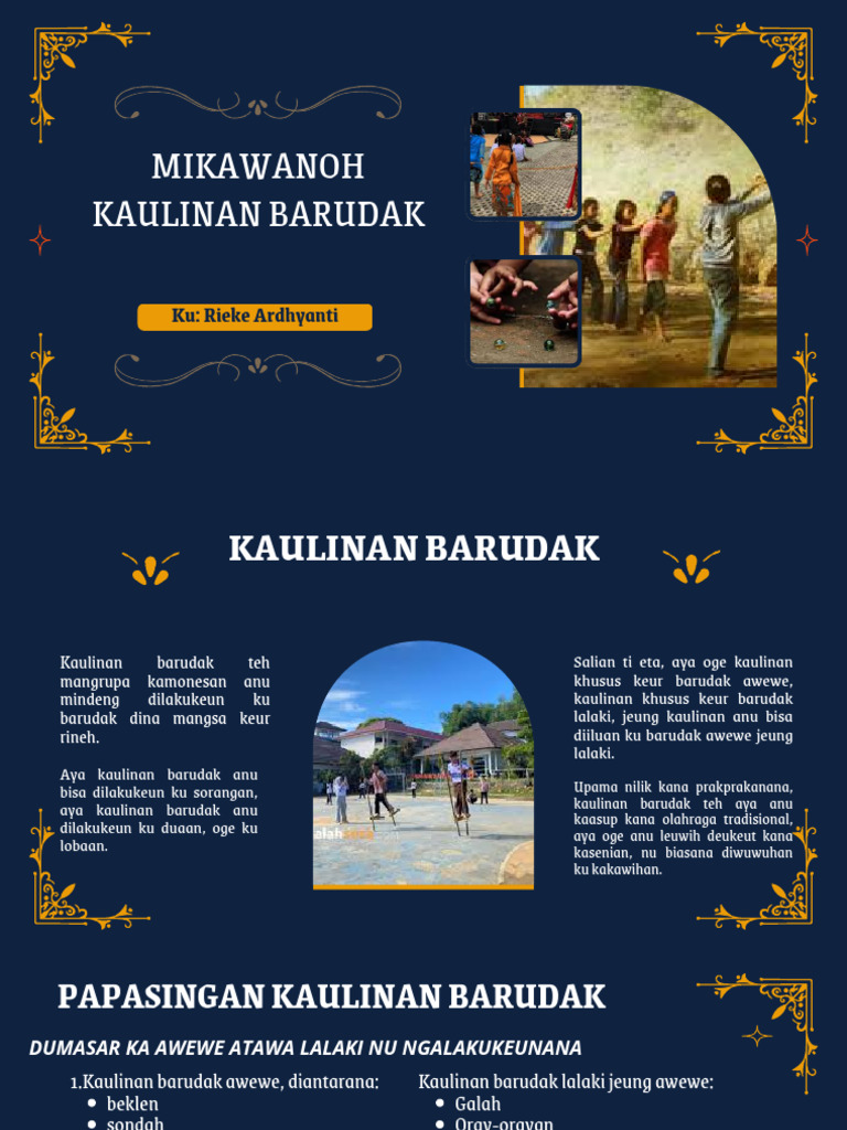 Kaulinan Barudak | PDF