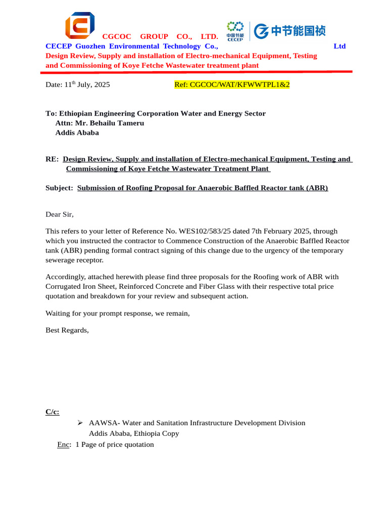 Roofing Proposal | PDF
