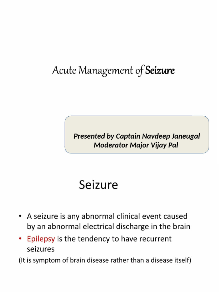 Seizure First Aid 2 | PDF