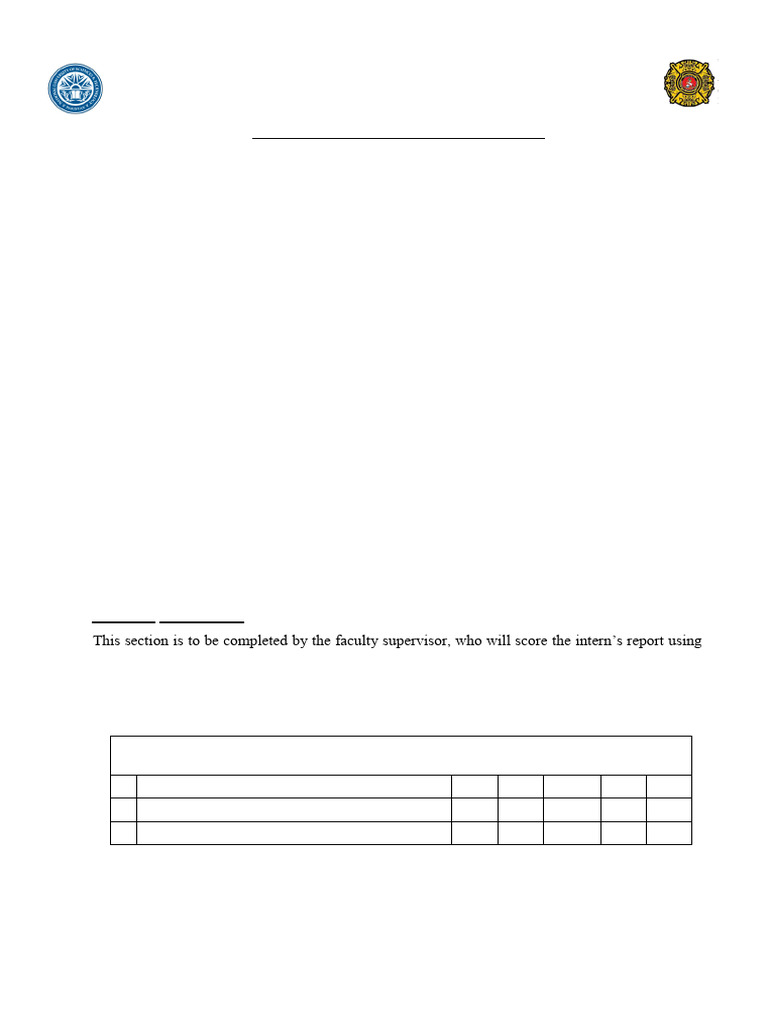 Anx B - Internship Report To NUST | PDF