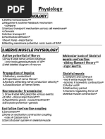 General Physiology Notes PDF | PDF | Cell Membrane | Membrane Potential