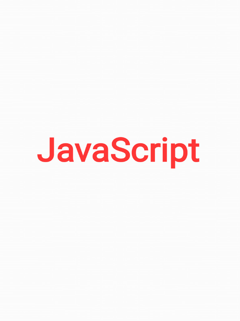 Java Script | PDF